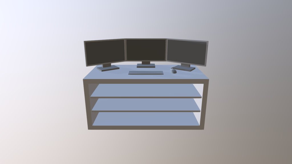 Laboratory desk [LowPoly] - 3D model by Vojtěch Matouš (@vojtiman ...