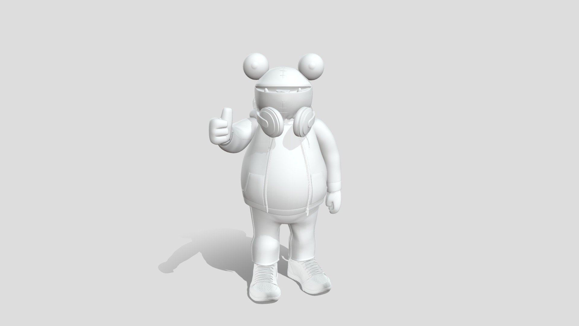 Lizzy_with hoodie_01 - 3D model by mangesh_parab (@mangesh79) [1ca94f3 ...