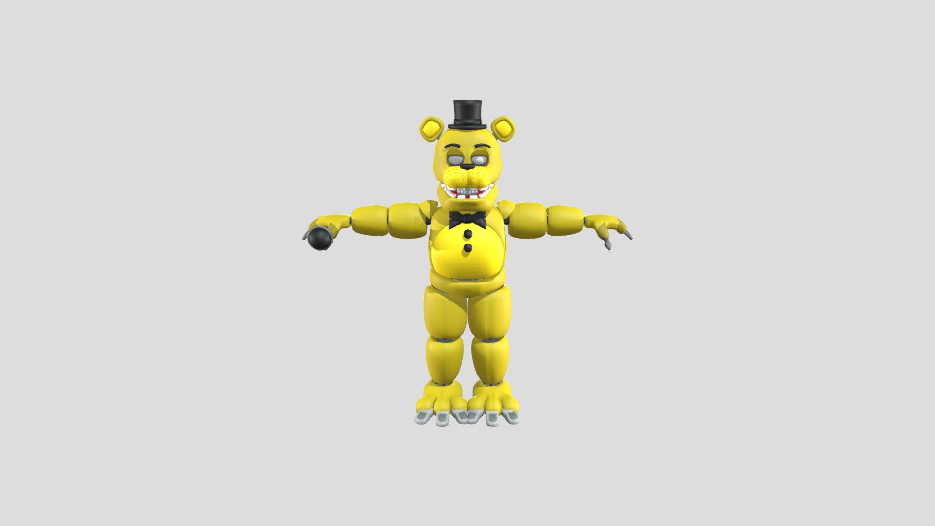 Fredbear - Download Free 3D model by Fall guys models and fnaf models ...