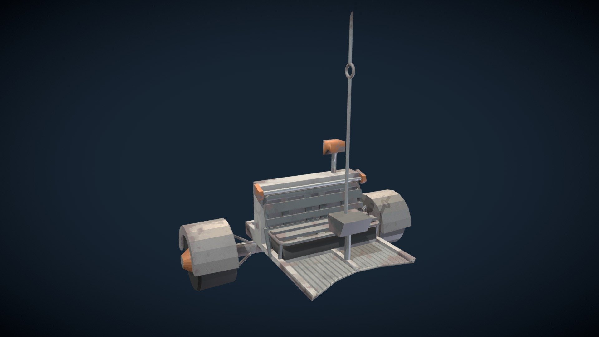 Moonrover front - 3D model by ariana_dietzel [1caafbe] - Sketchfab