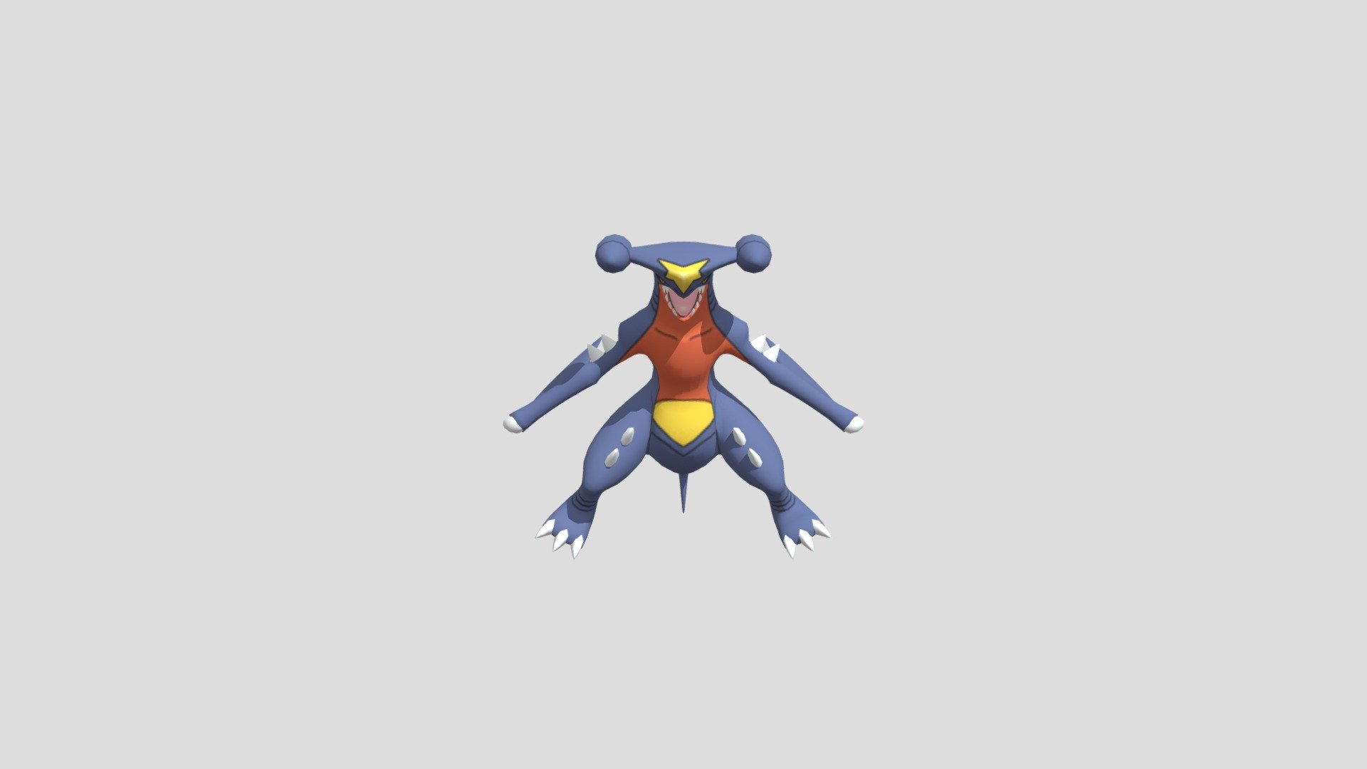 Garchomp - Download Free 3D model by nguyenlouis32 [1cab24b] - Sketchfab
