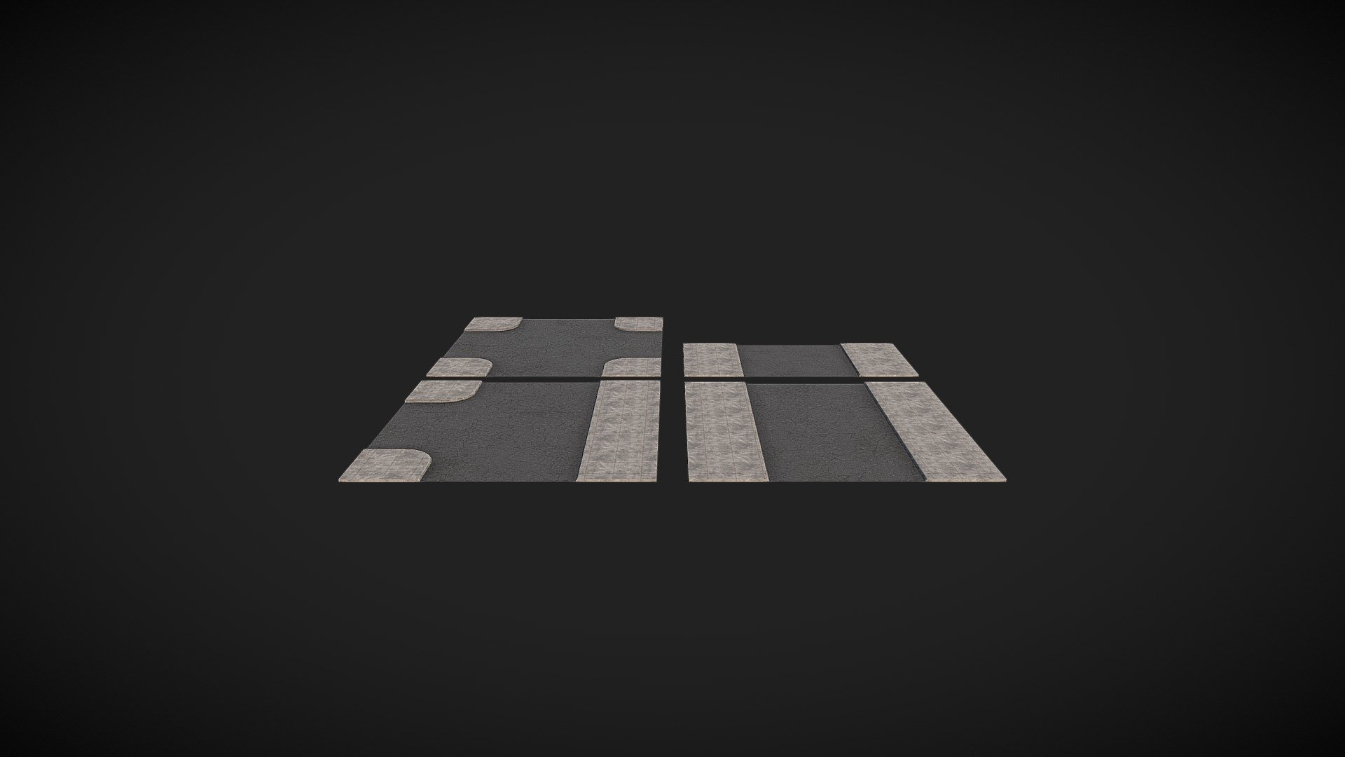 Demo Road Asset Pack - Download Free 3D model by Quantum Biscuit ...