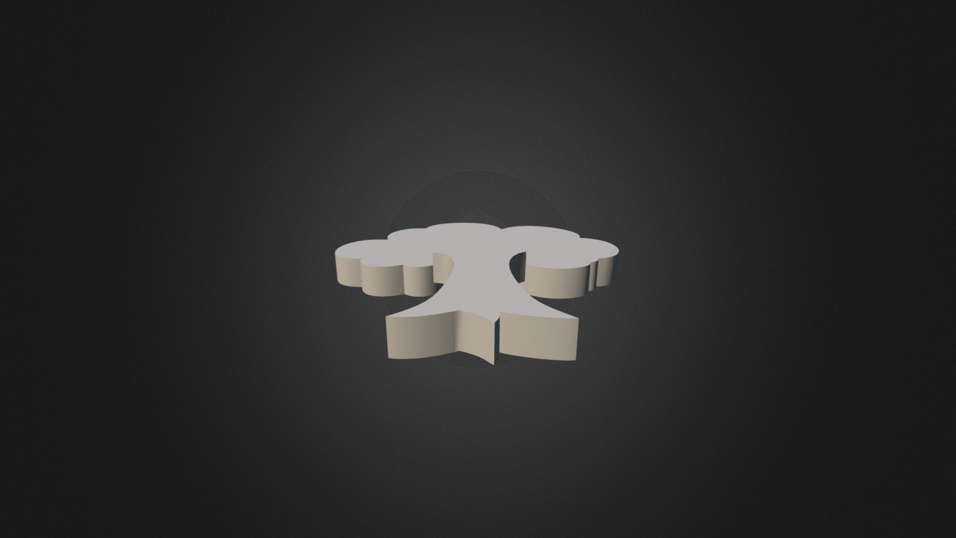 Flat Tree - 3D model by fndluisa [1cb308e] - Sketchfab