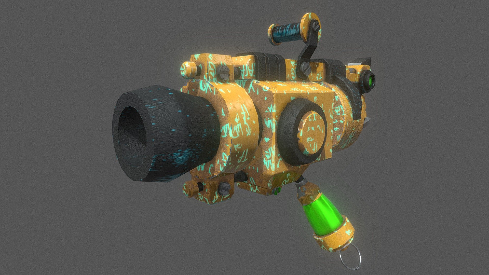 Plasma Gun - Download Free 3D model by Ojas_creates [1cb3f8c] - Sketchfab