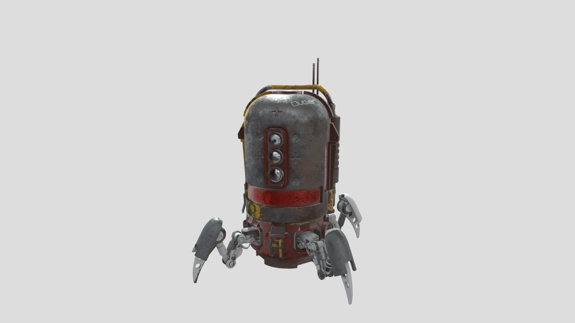 Spider bot - 3D model by Ashaan [1cb5580] - Sketchfab