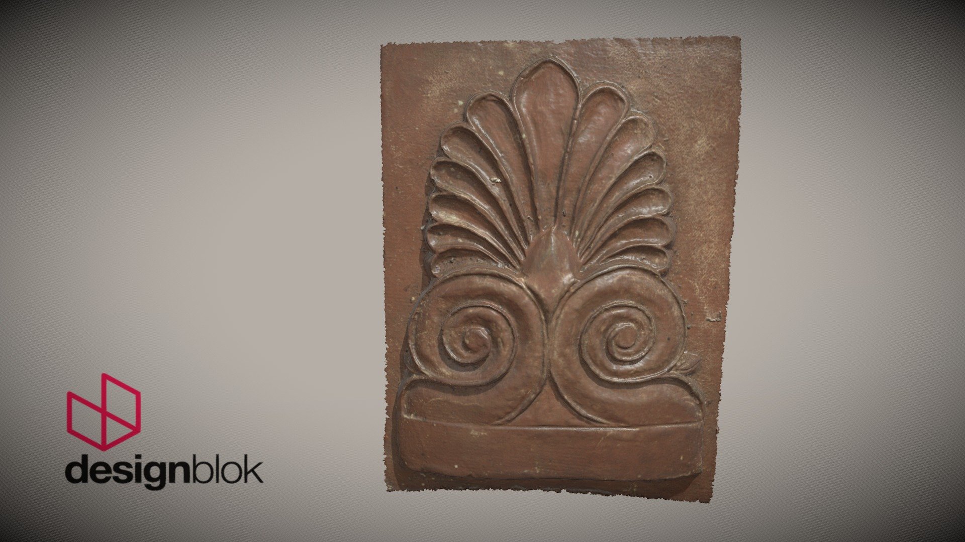 Anthemion Classical Architectural detail - 3D model by Designblok ...