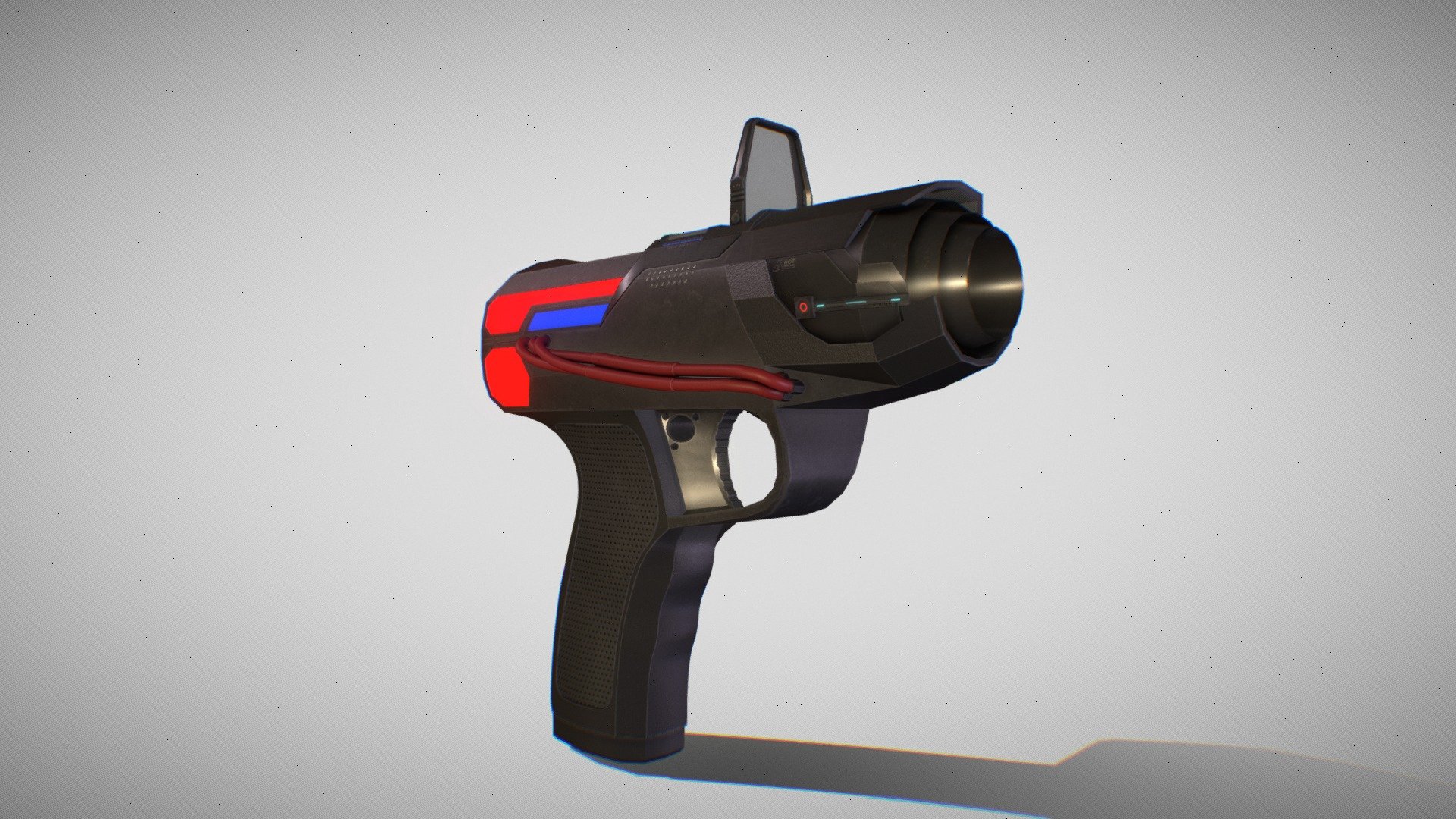 Ski-Fi Impulse Gun - Download Free 3D model by Denis Trepakov ...