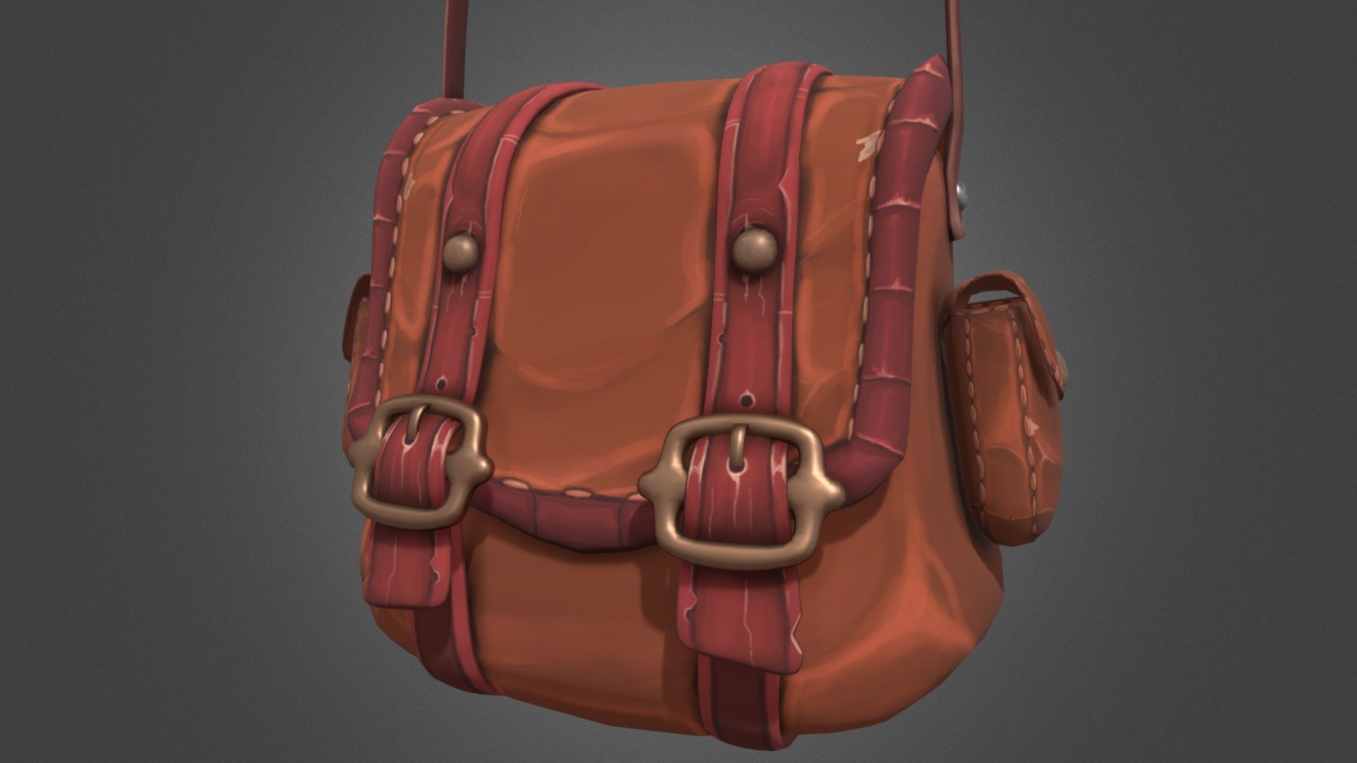 Leather Shoulder Bag - 3D model by Savatorii [1cb68ac] - Sketchfab