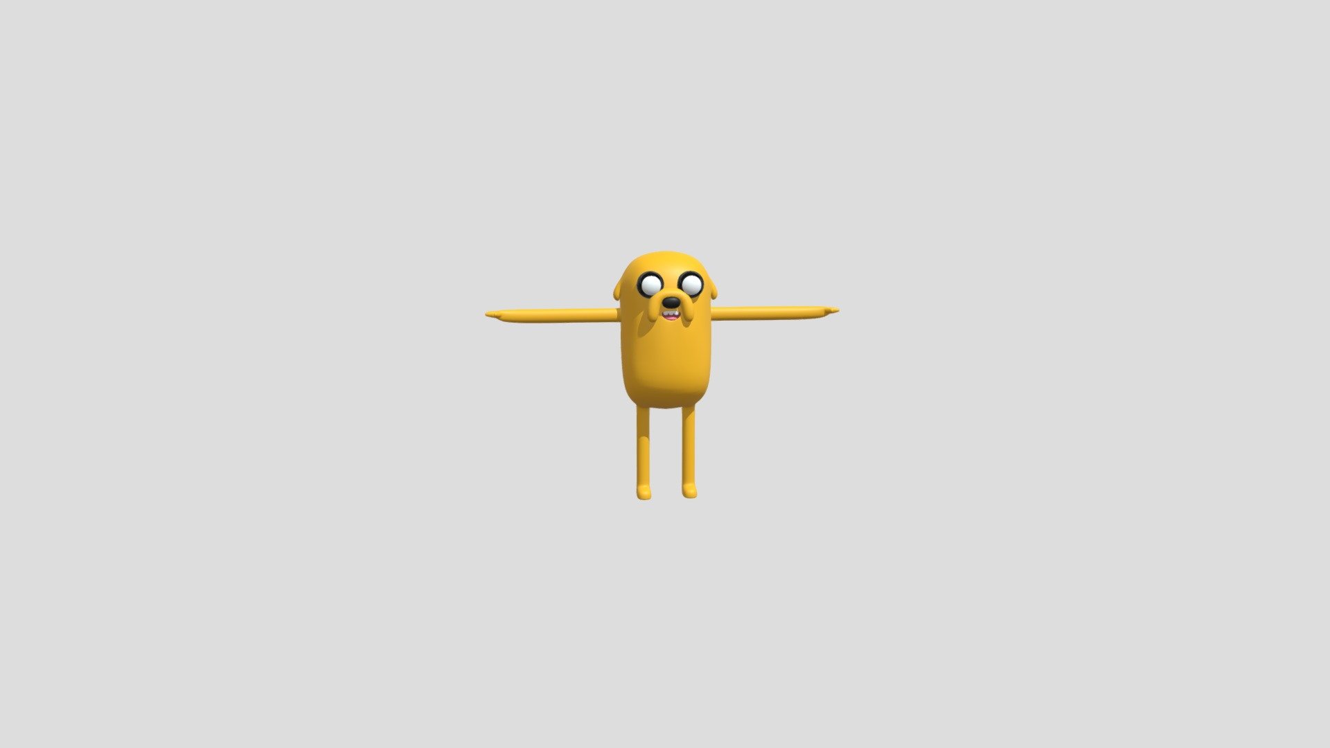 Jake the dog - Download Free 3D model by rammses_leviathan [1cb9f67 ...