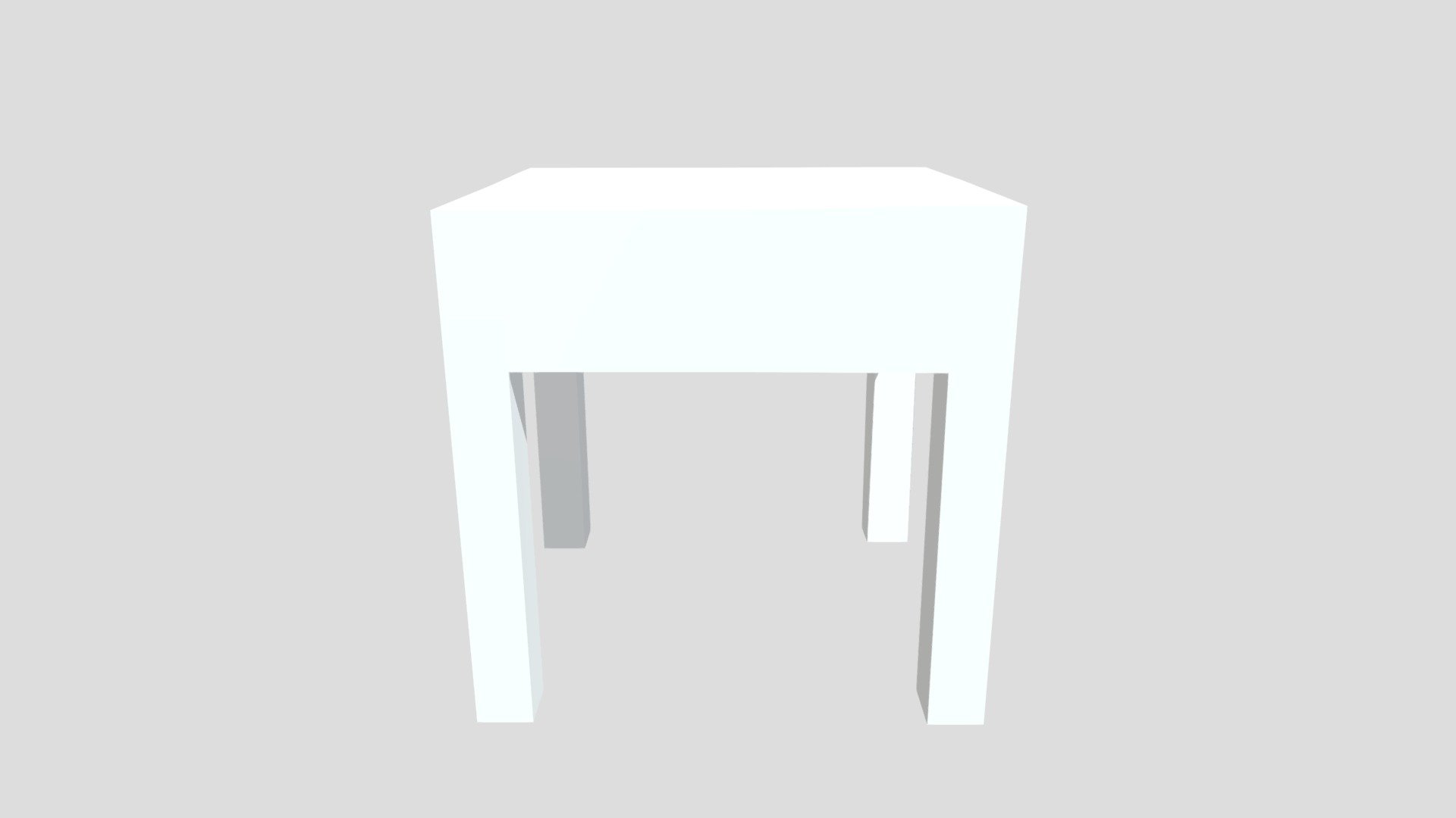 3d simple Table - Download Free 3D model by mosaathare [1cbb095 ...