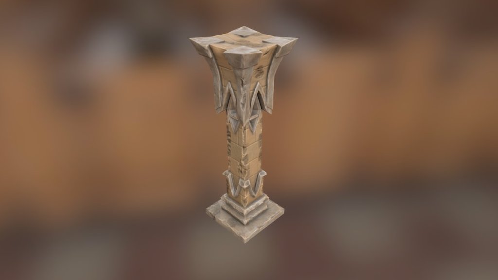 Game Asset: Column - 3D model by Lizardsking [1cbbcc5] - Sketchfab