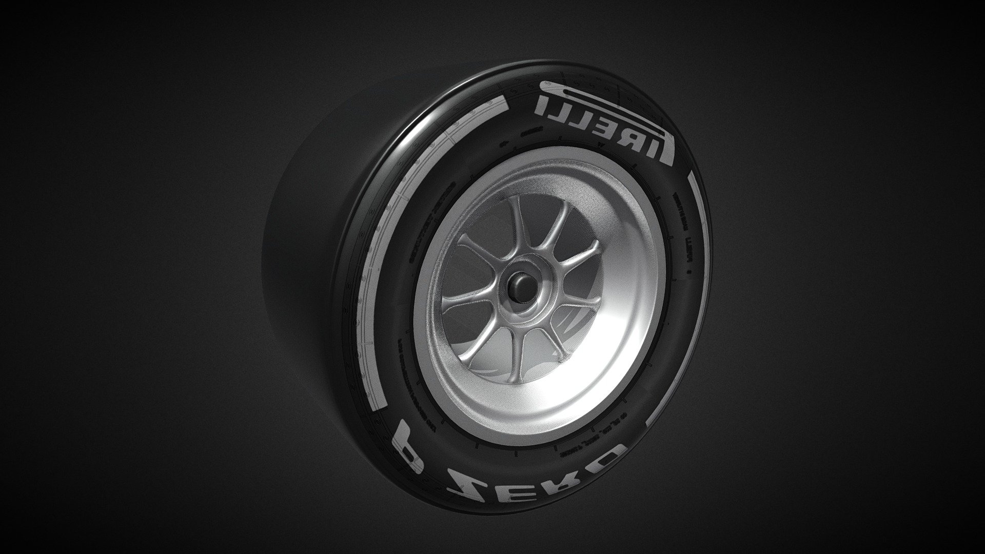 Wheel F1 - Download Free 3D model by Víctor Hernández (@victorhugohc ...