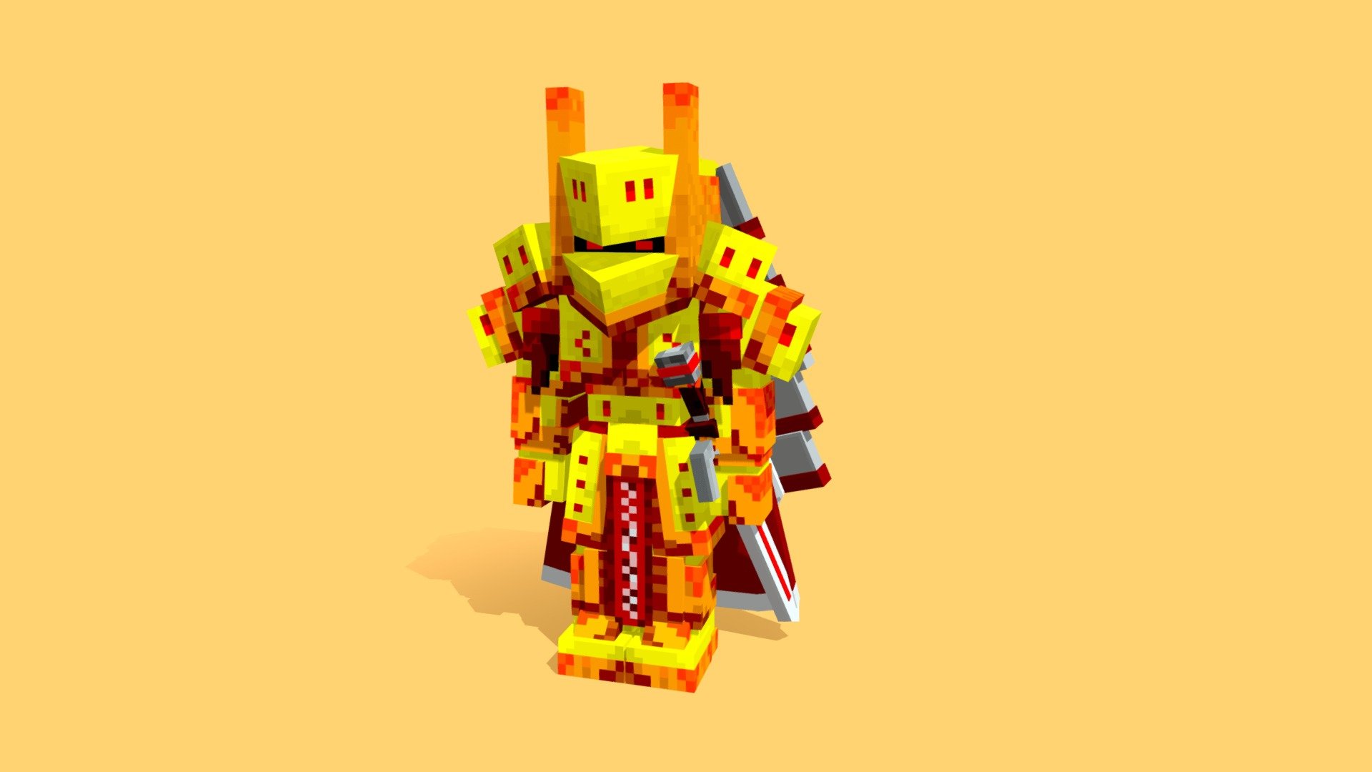 Paladin - Minecraft Style - 3D model by El Coleccionista ...