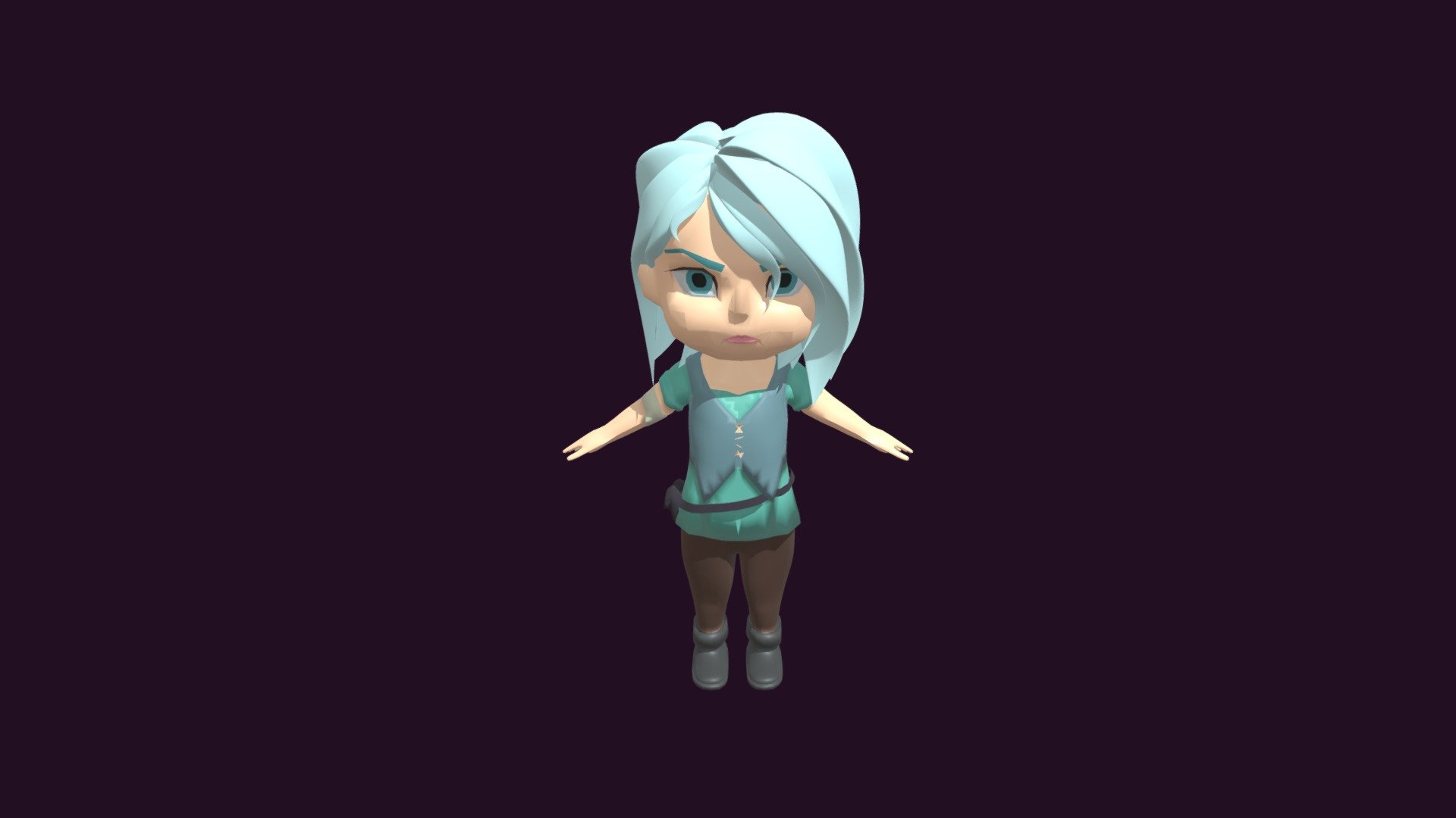 Isis - 3D model by Bruna Barbosa (@bgbarbosa) [1cbee25] - Sketchfab
