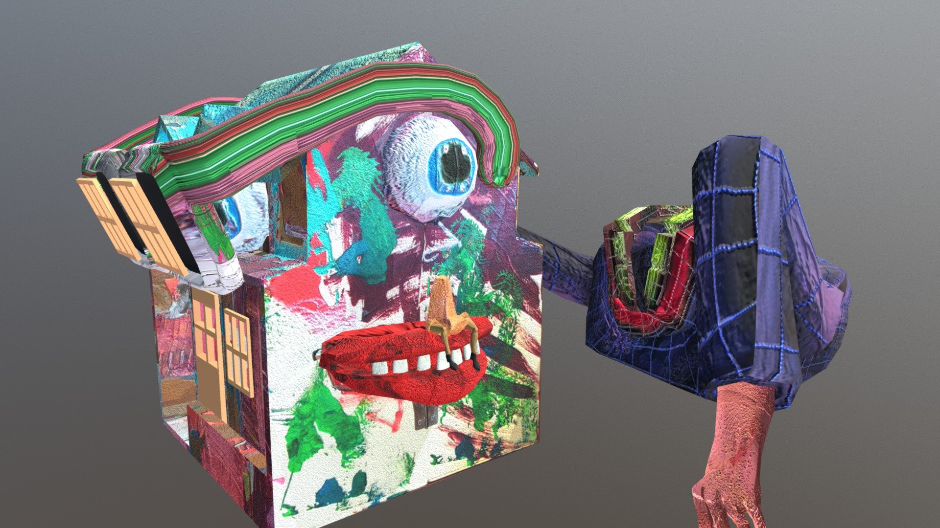 House Monster - 3D model by daxnorman [1cbf6fc] - Sketchfab