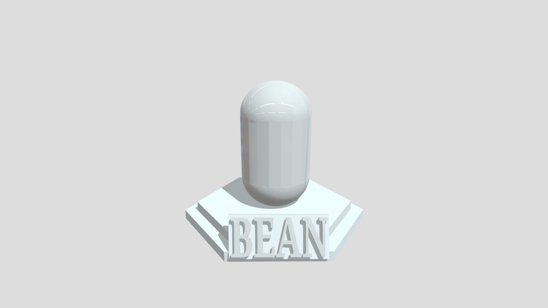 BEAN STATUE - Download Free 3D model by CreVolve [1cbfd5a] - Sketchfab