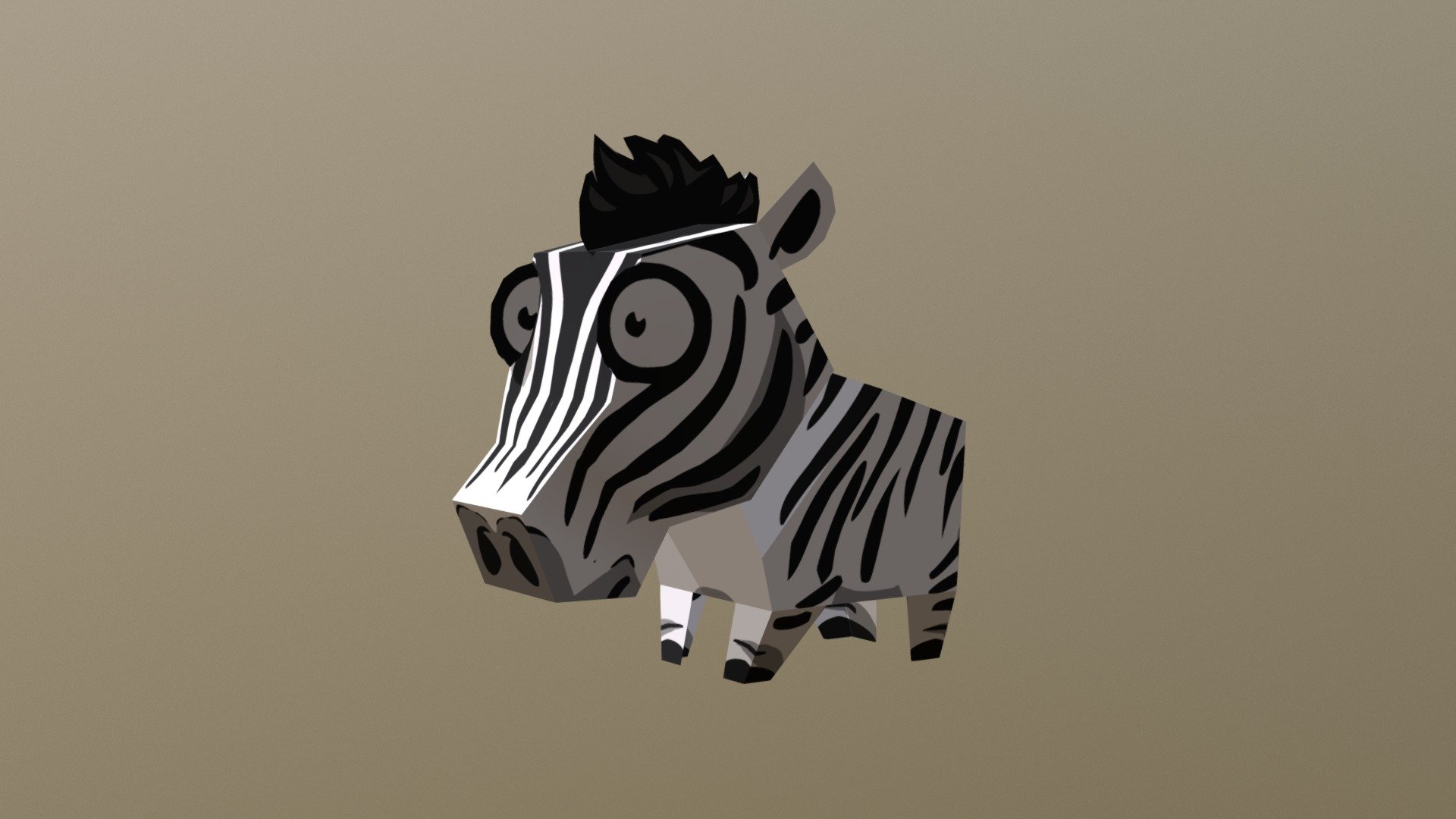 Zebra Obj - 3D model by SeanKimWorks.com (@nabithecat) [1cc0b7b ...