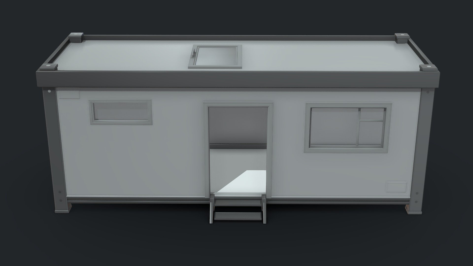 FMB_Building_001 - Download Free 3D model by FreeMeshBase [1cc1906 ...
