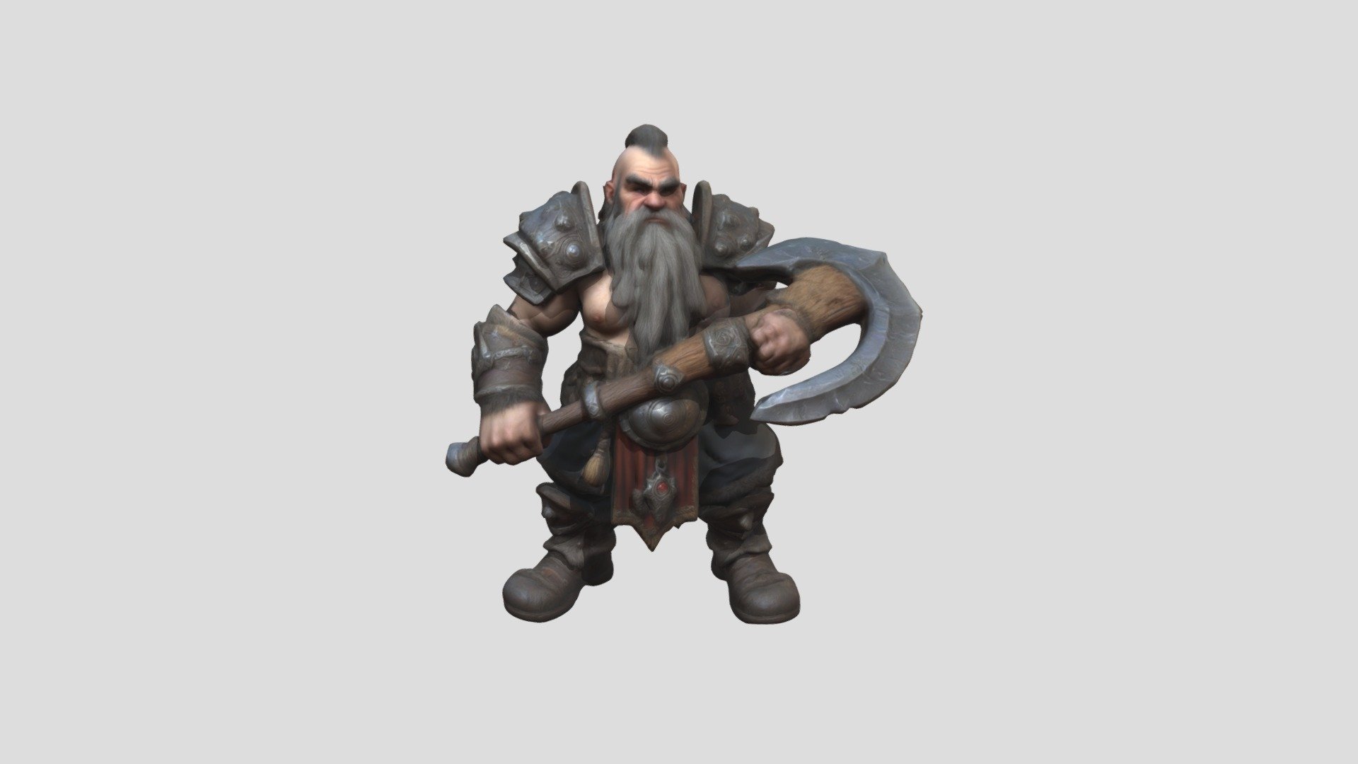 dwarf character from world of warcraft - 3D model by callmeshenjiu ...