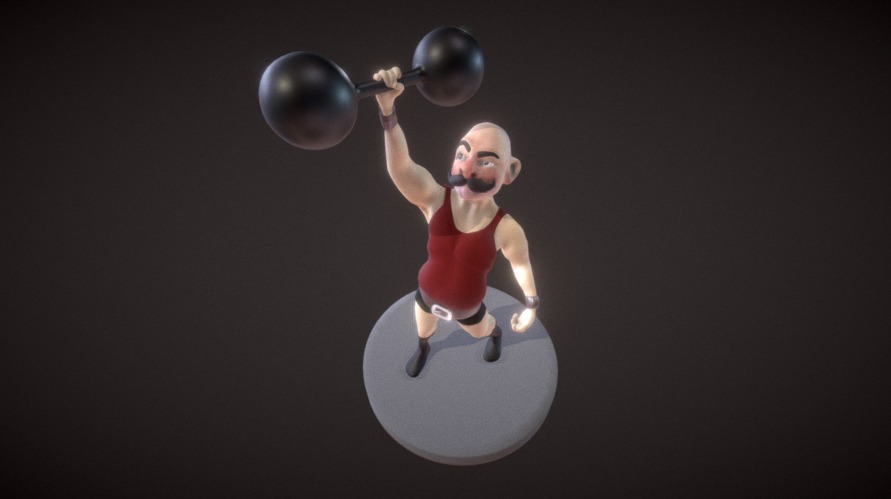 Strongman - 3D model by GiyoP [1cc6015] - Sketchfab