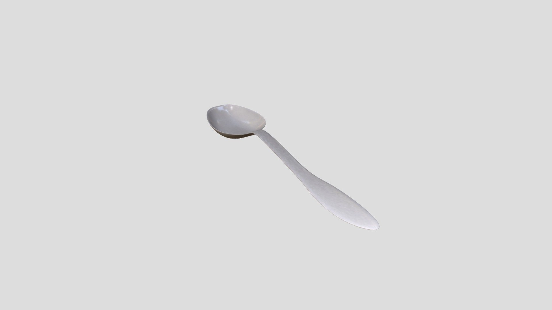 plastic spoon - 3D model by Justyna.sliwinska [1cc7db8] - Sketchfab