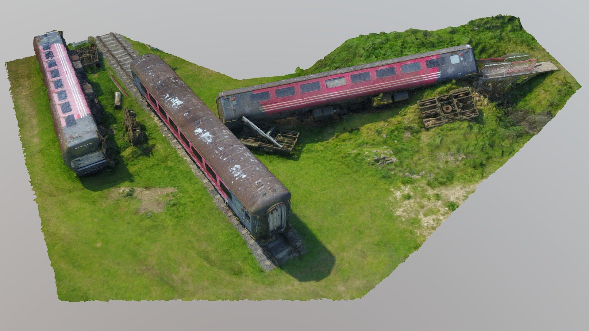 Train Disaster Training Facility (low-res raw) - Download Free 3D model ...