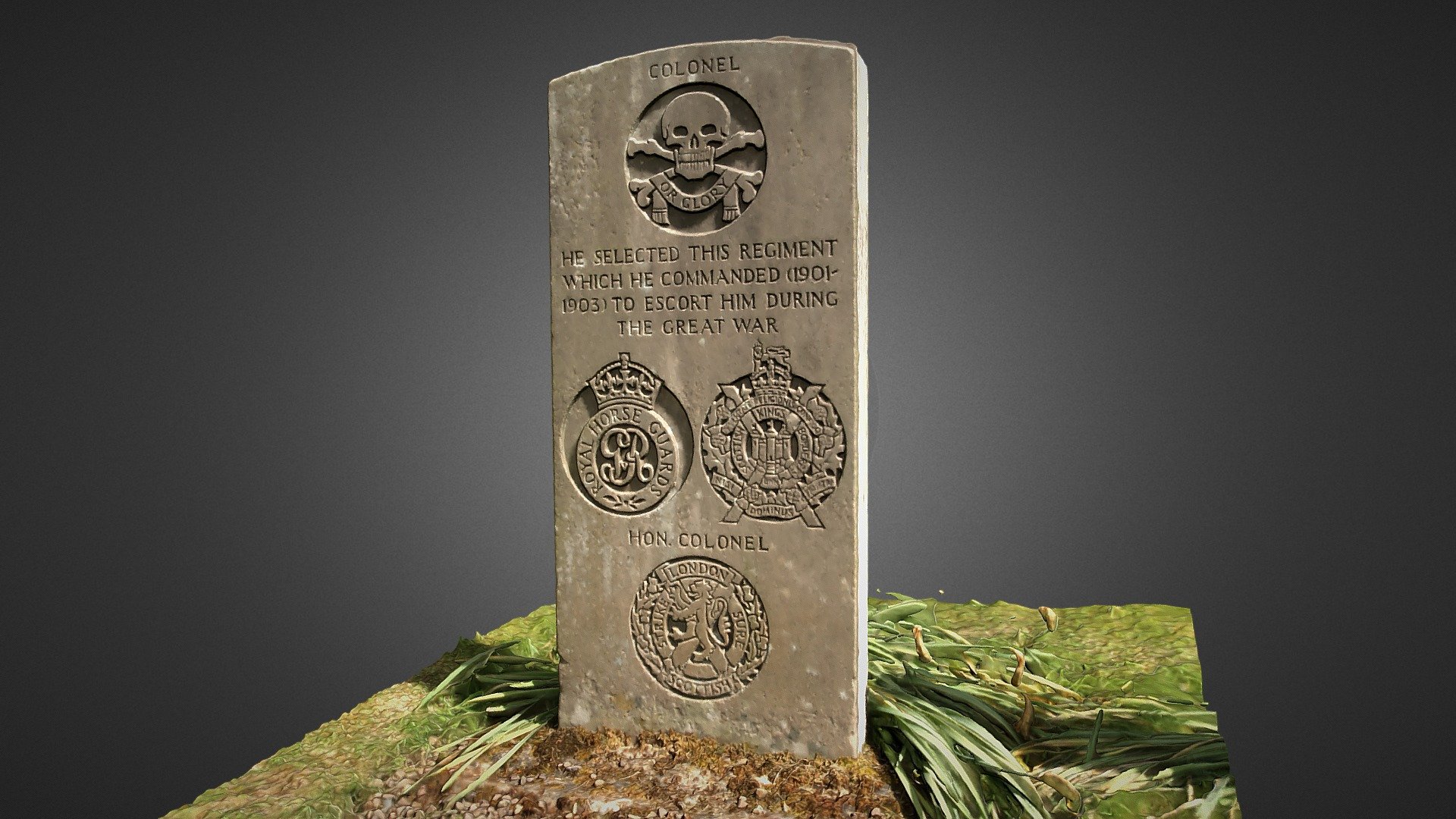 Field Marshal Douglas Haig, Dryburgh Abbey - Download Free 3D model by ...