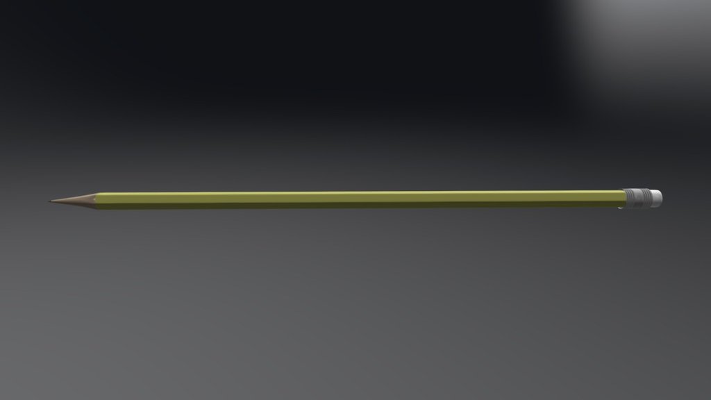 Pencil - 3D model by pawlnq [1cc94cf] - Sketchfab