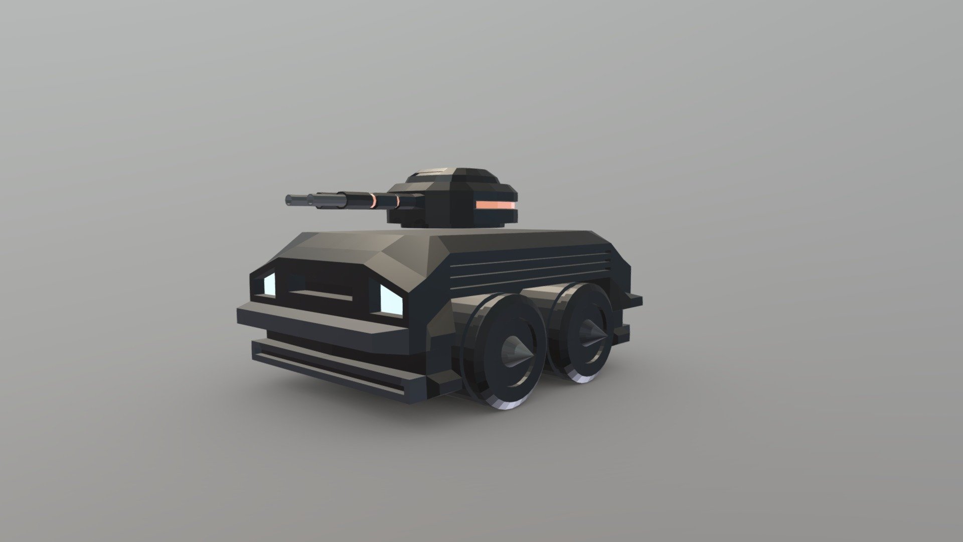 Low Poly Tank w/ Laser Cannon - Buy Royalty Free 3D model by The Mighty ...