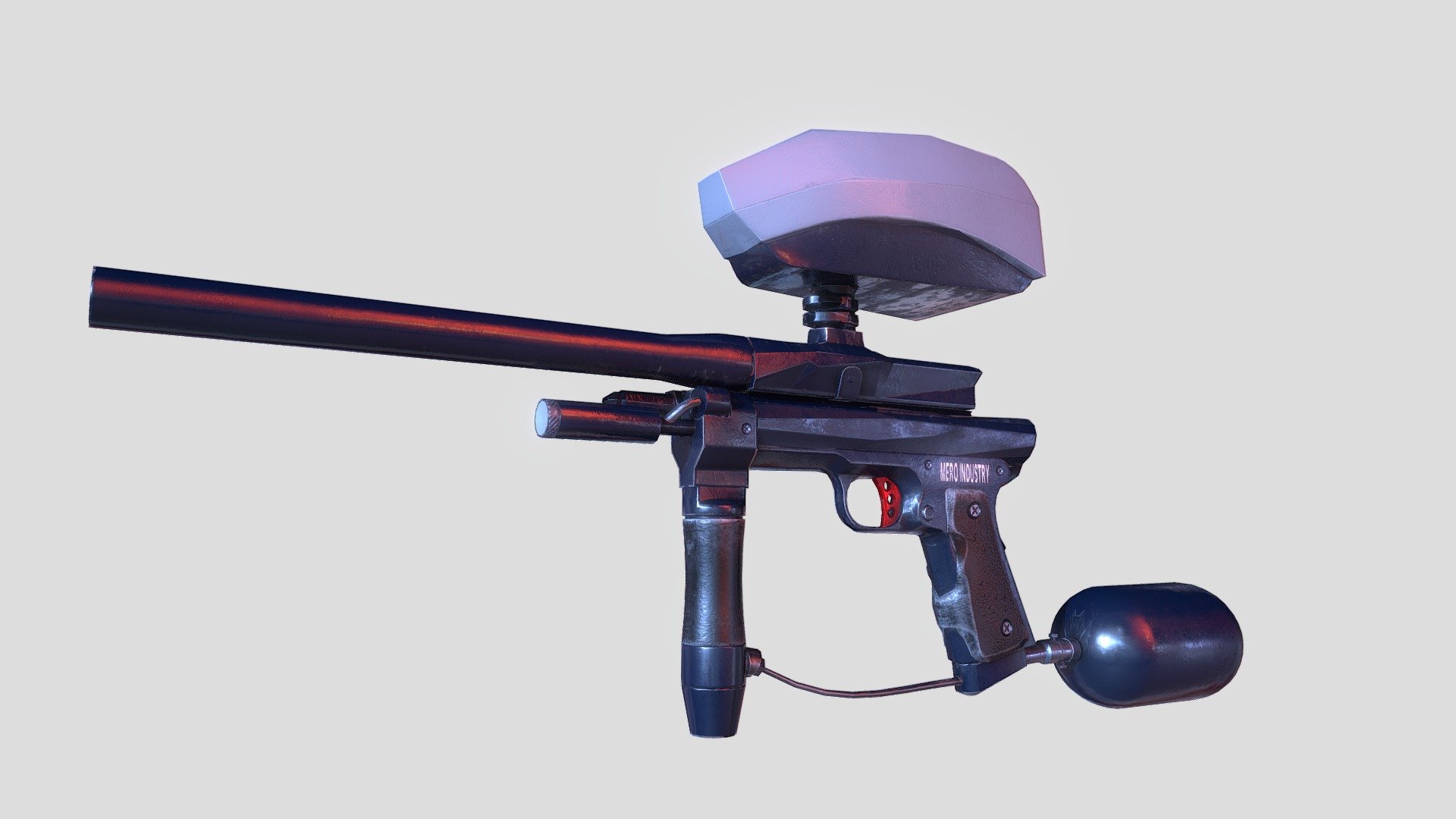 Paintball gun - 3D model by Mmero [1cc9af5] - Sketchfab