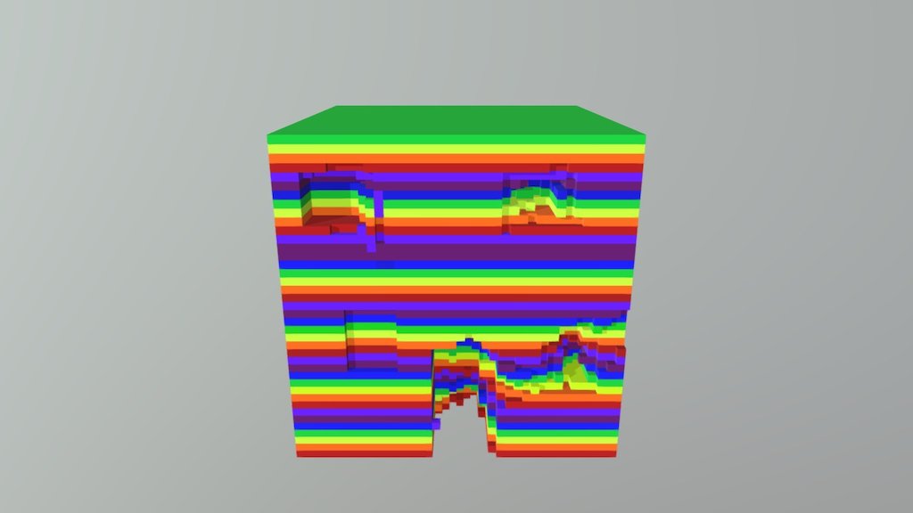 The Rainbow House2 - 3D model by clairecgladysc [1ccadbd] - Sketchfab