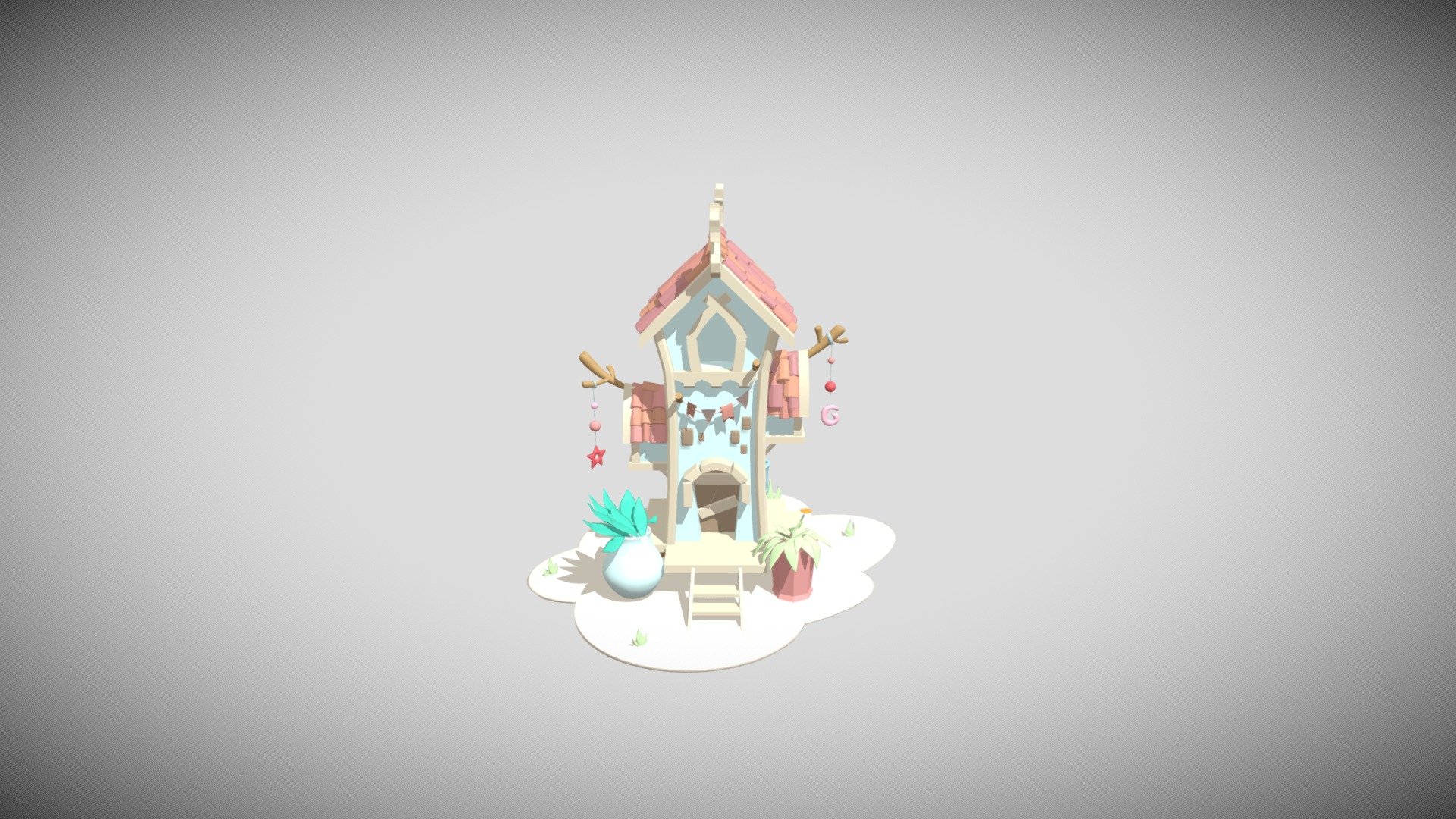 animated shack - 3D model by M4ttttt [1ccbee5] - Sketchfab