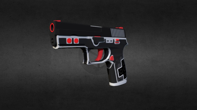 P250 | Retro - 3D model by razgri_Z [1ccd945] - Sketchfab