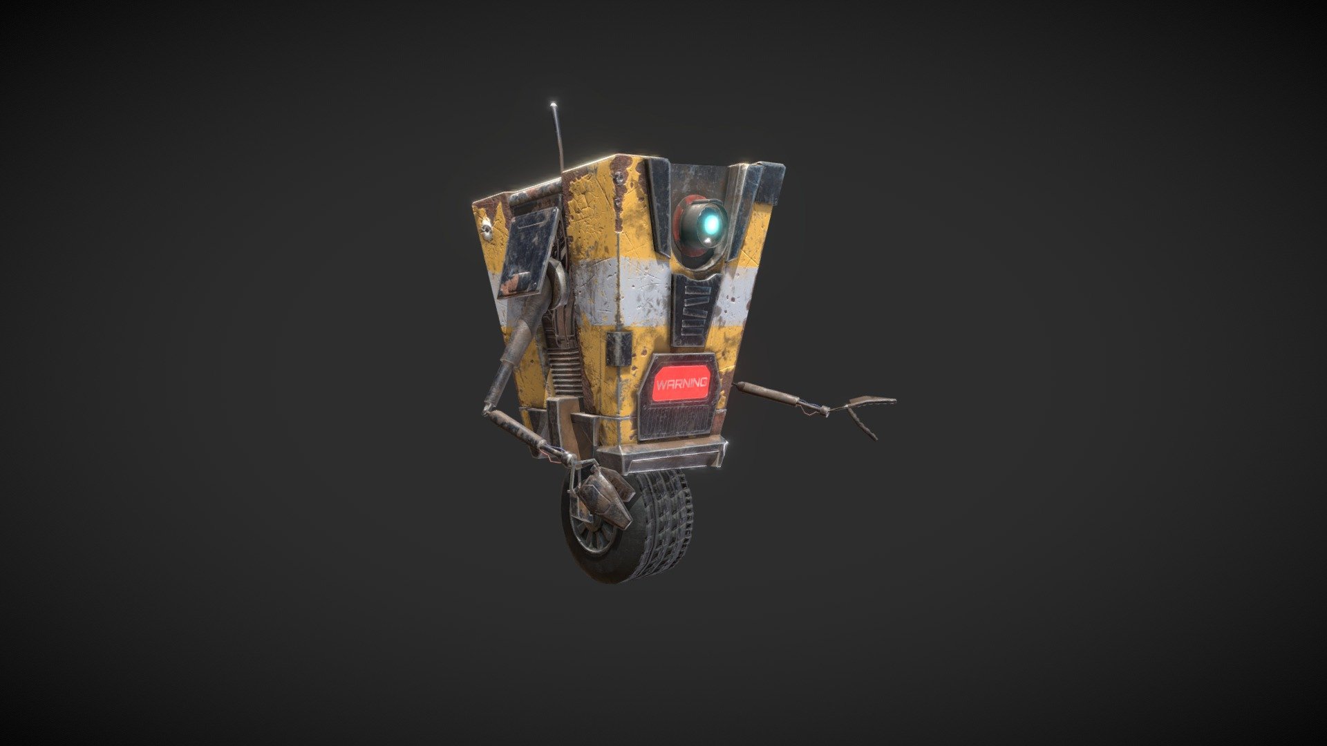 Claptrap - 3D model by bellamalavasi [1cce4c6] - Sketchfab