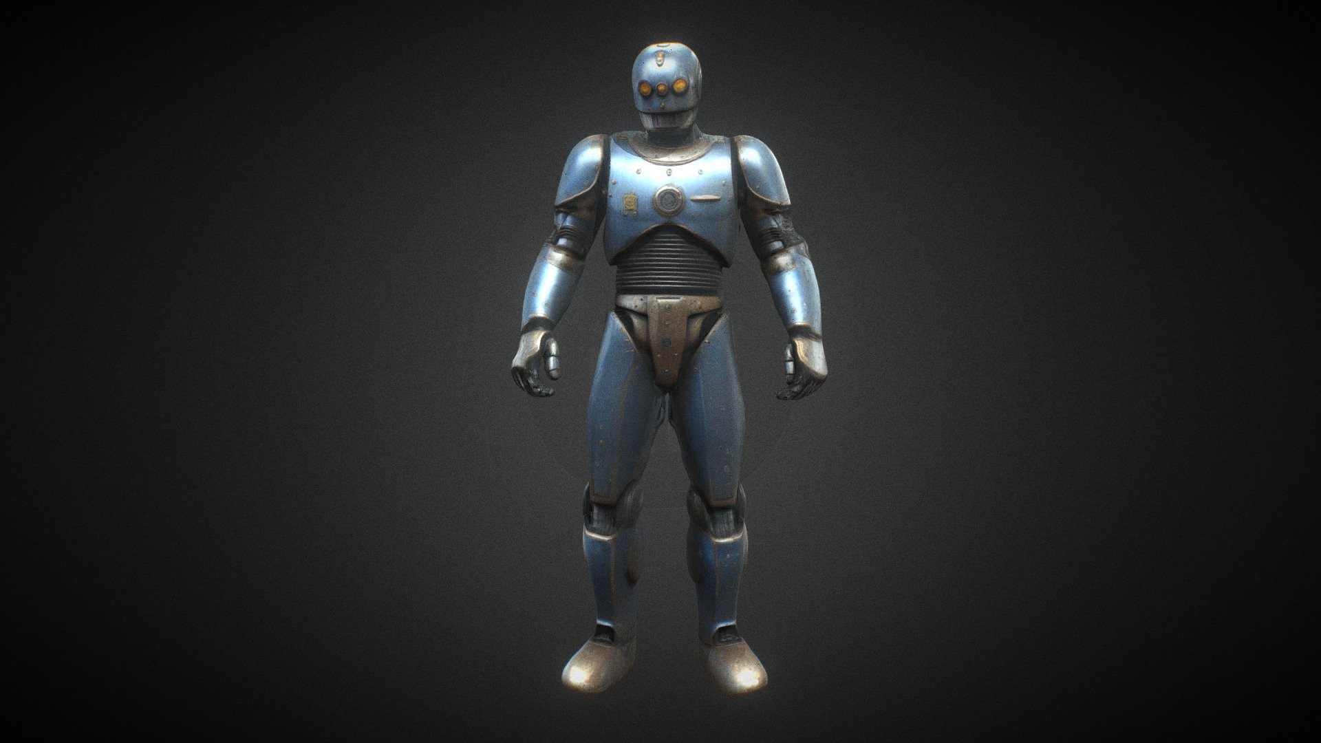 Vintage Robot (Animated) - Download Free 3D model by klava88 [1ccfb0b] - Sketchfab