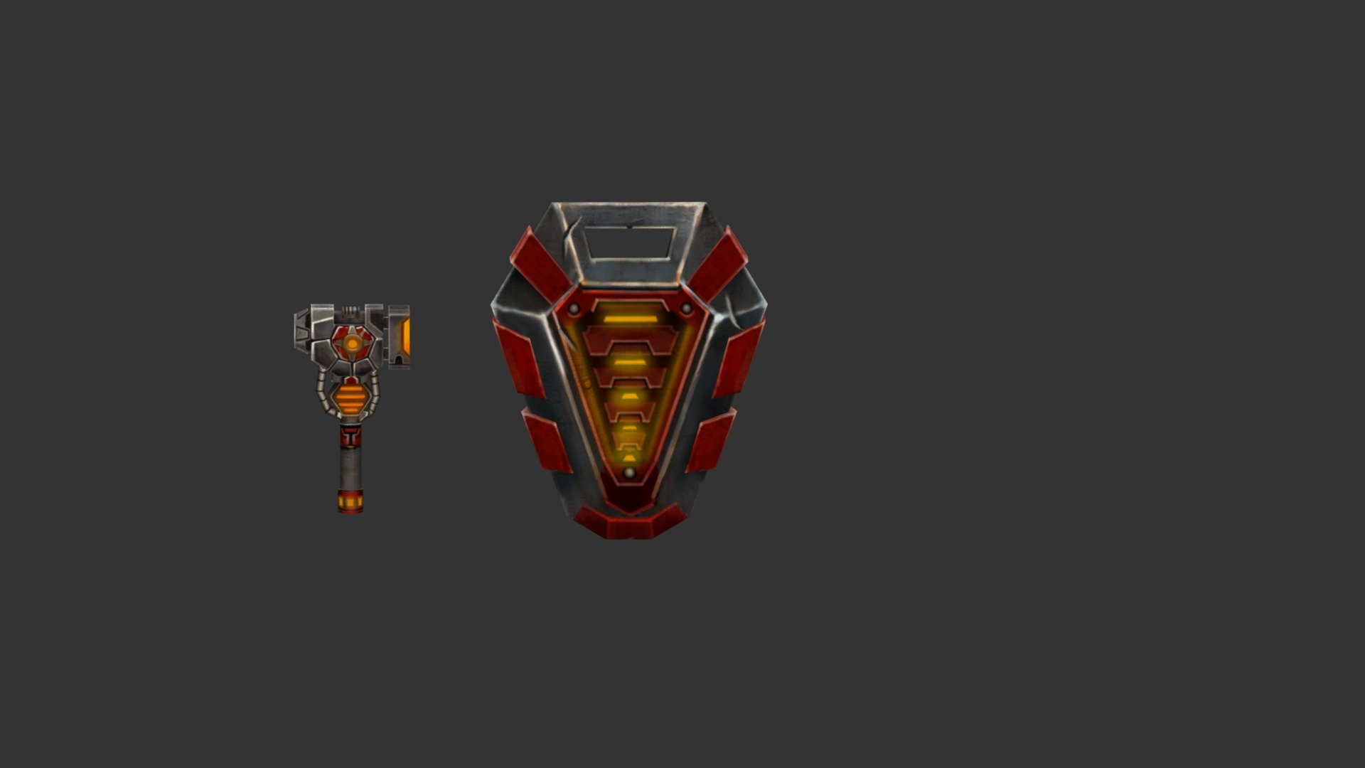 Shield Hammer - 3D model by CC (@ccsf) [1cd0726] - Sketchfab