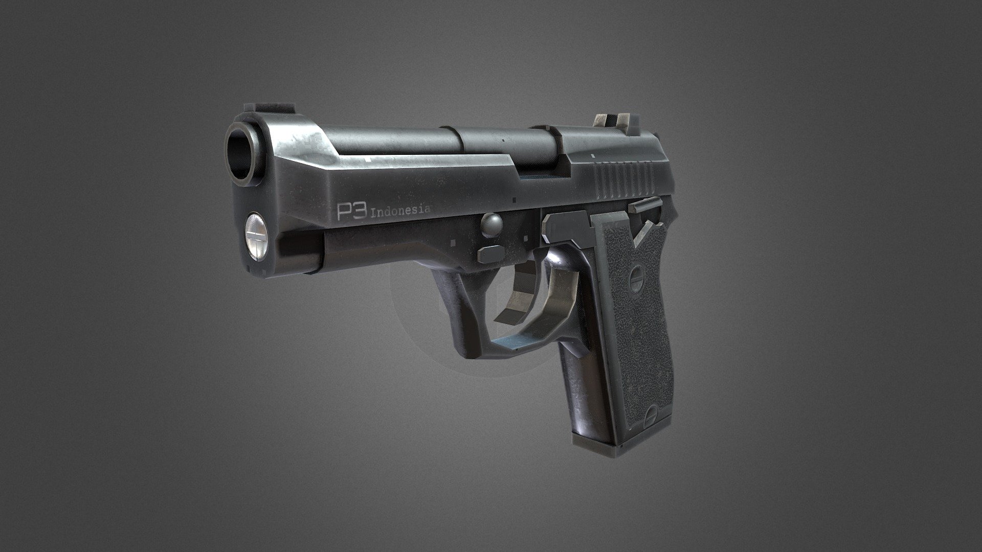 Pindad P3A - Download Free 3D model by Levi Giovani (@levigiovani ...