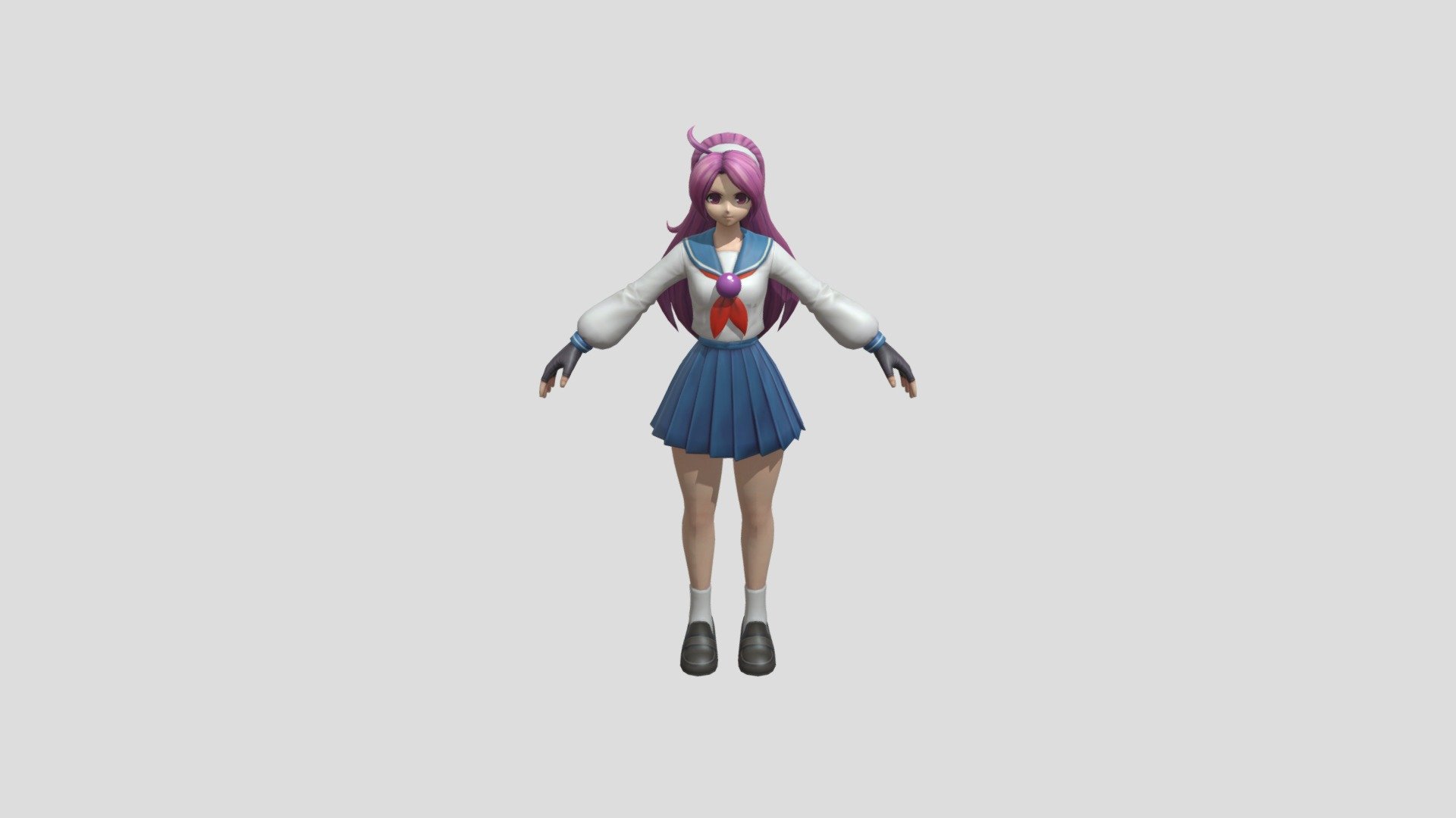 Athena Asamiya SS - KOF All Stars - Download Free 3D model by ...
