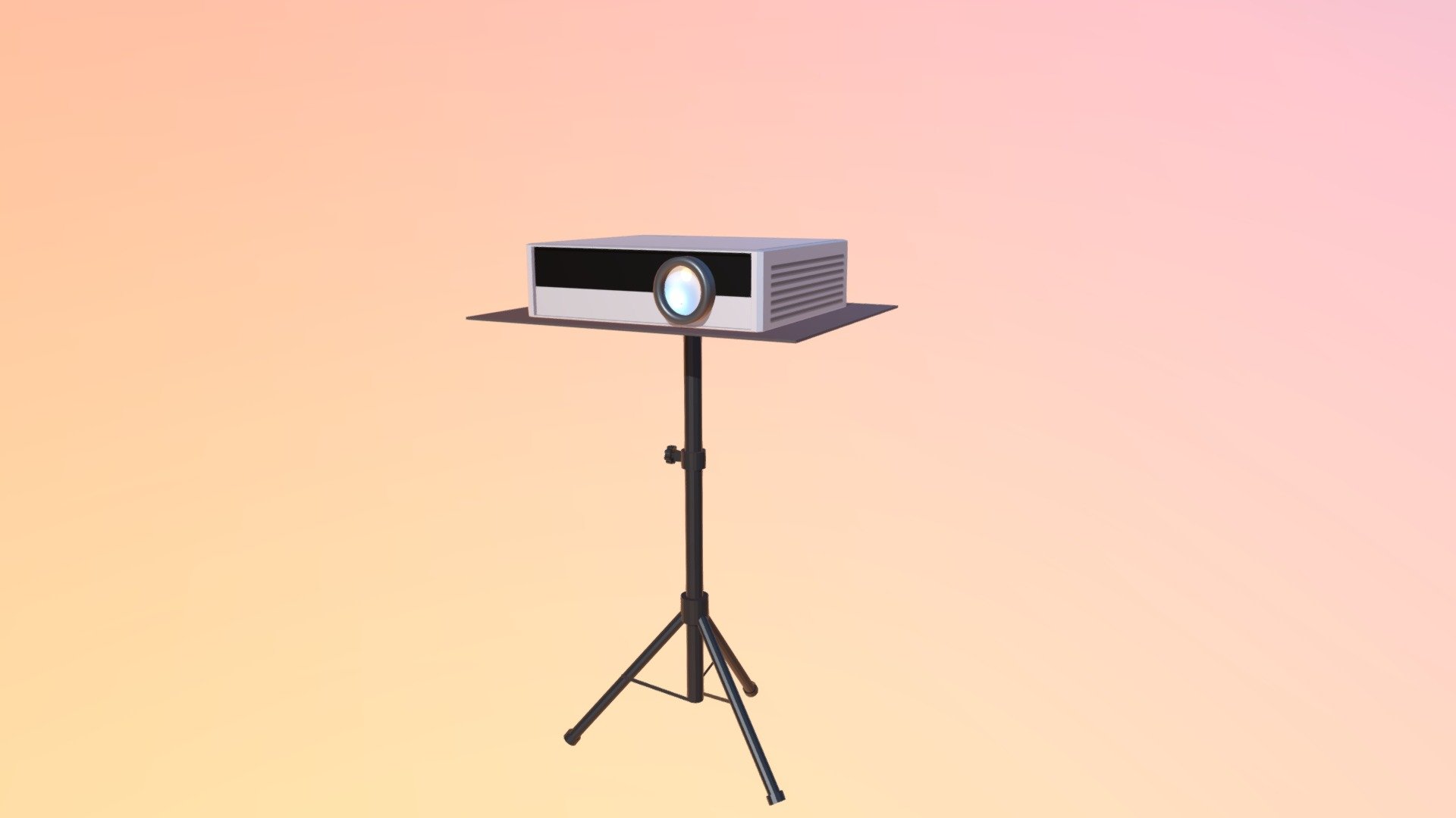 projectorWithStand - 3D model by KainatR [1cd3068] - Sketchfab