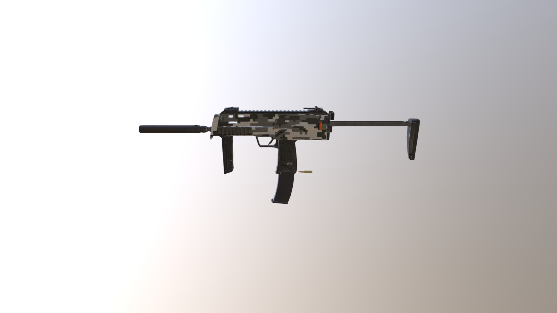 MP7 Urban Camo - 3D model by Jack Baister (@JackBaister-Uni) [1cd4c8a ...