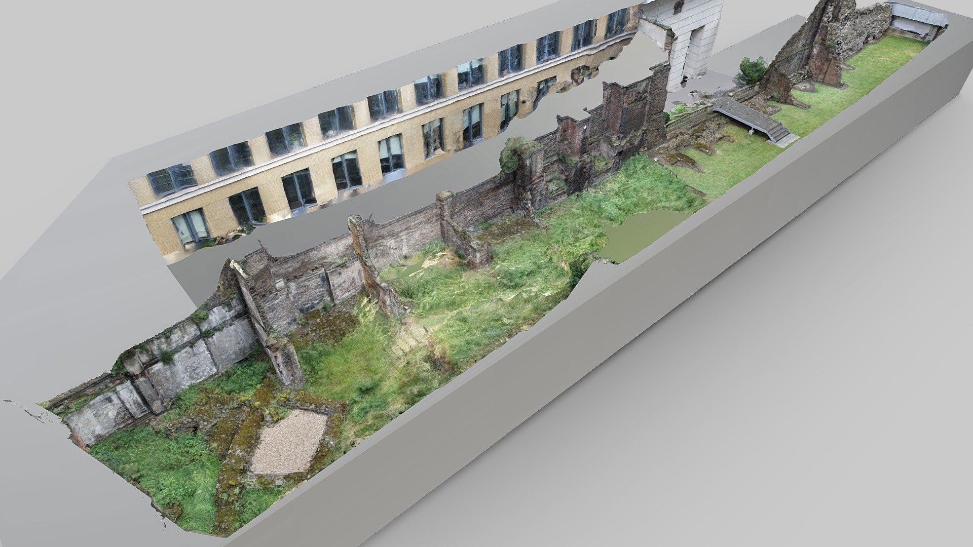 London Roman Wall Noble Street - Download Free 3D model by artfletch ...