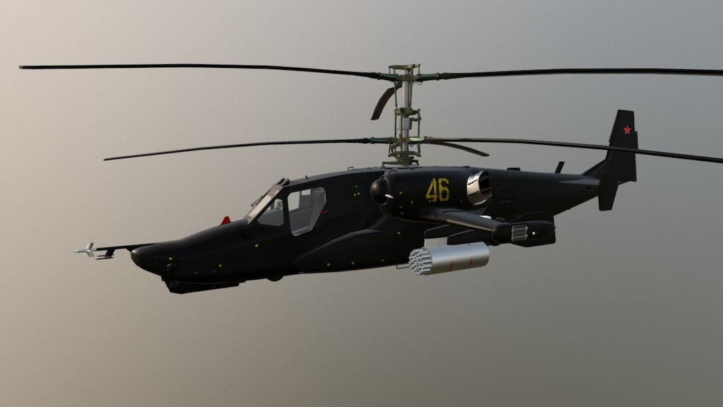 Ka-50 - 3D model by aston-m777 [1cd6bf3] - Sketchfab