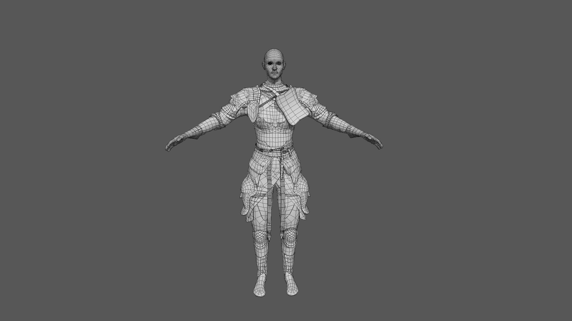 W Warrior WIP project retopologized - 3D model by Karol.Misiura ...