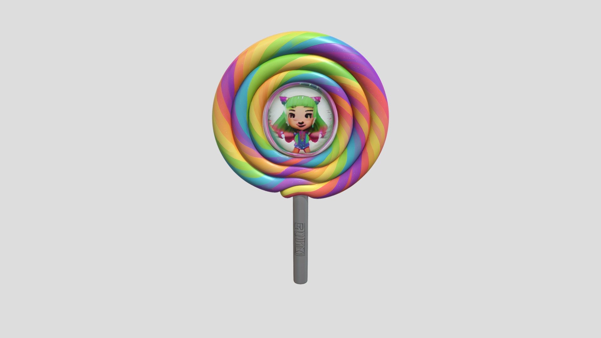Colorful Candy Lollipop MIRA - Download Free 3D model by TOY FUNNY ...