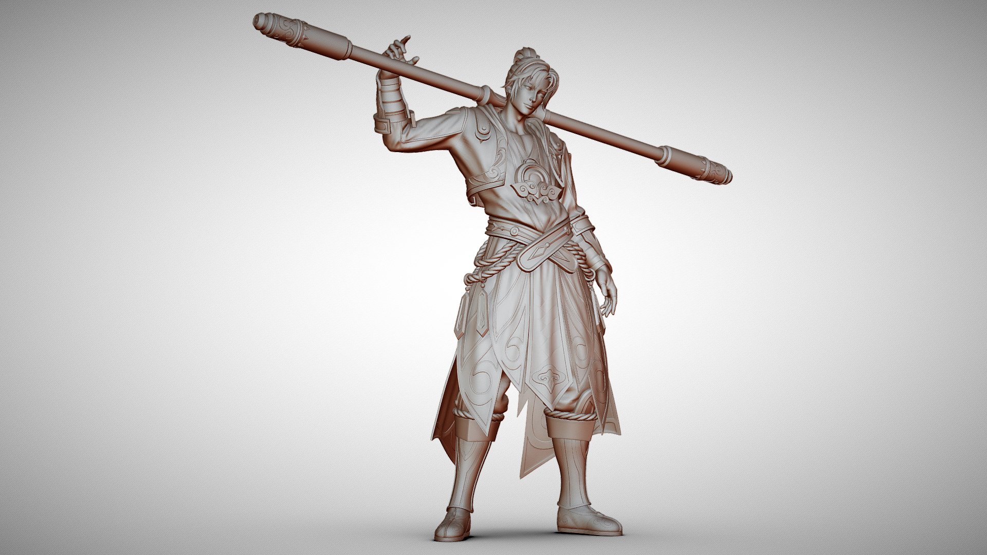 Honor of Kings - Zhi Zun Bao | Monkey King - 3D model by Logan Lee ...