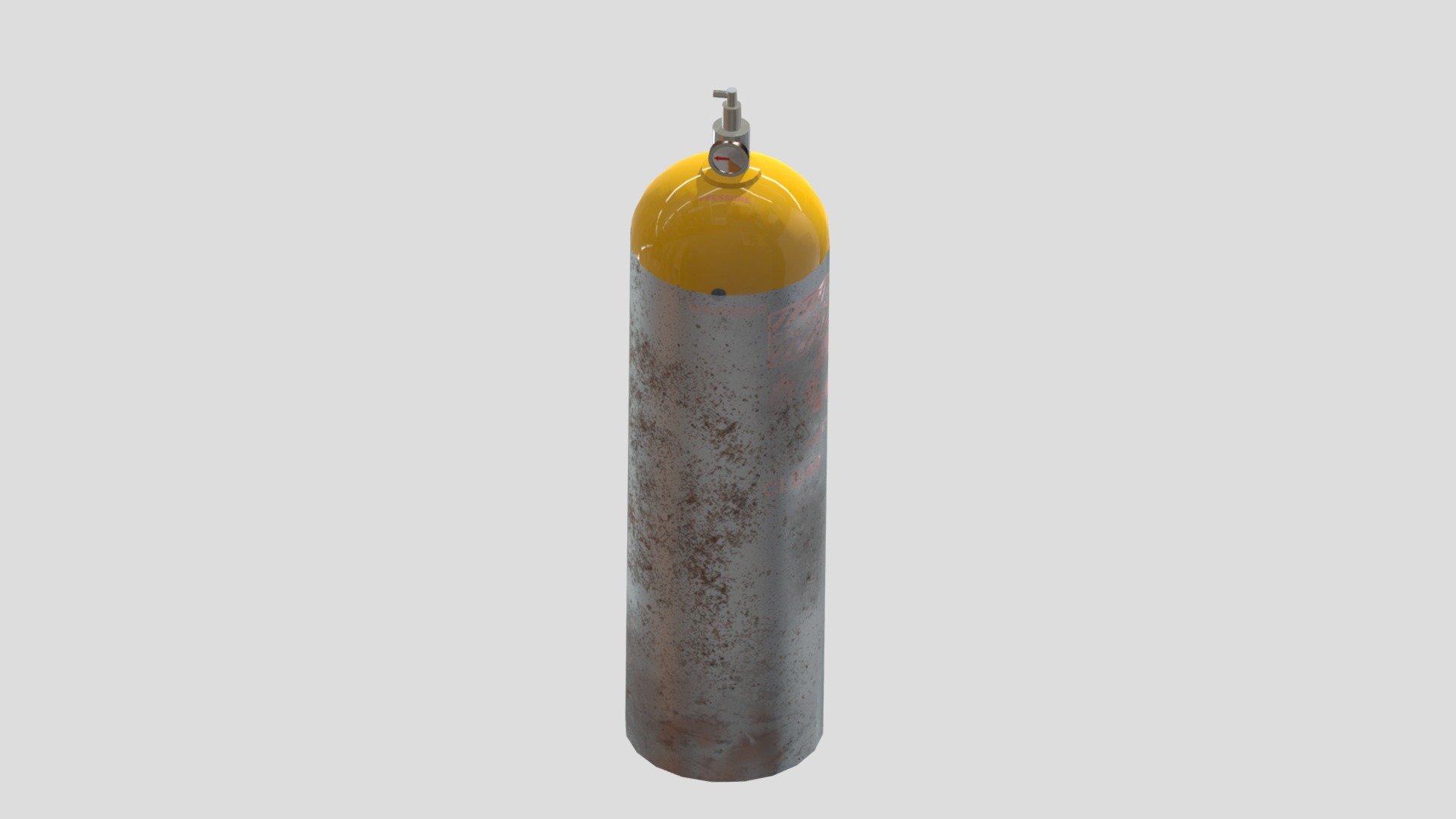 Old Oxygen Tank - 3D model by Genevieve Saunders (@Genevieve_Saunders ...