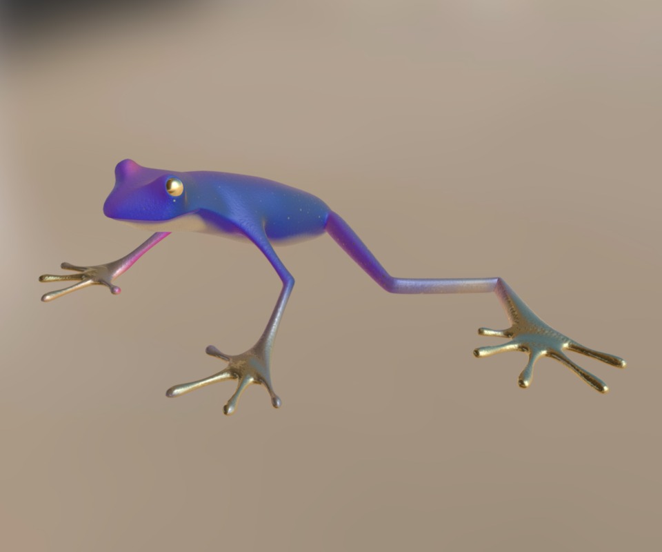 Arabian Nights Frog - 3D model by sonia.ayala [1cddf18] - Sketchfab