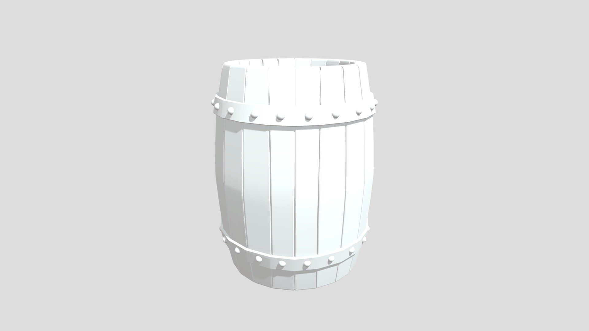 Tabletop Game Miniature Terrain - Barrel - 3D model by Megan McDonough ...