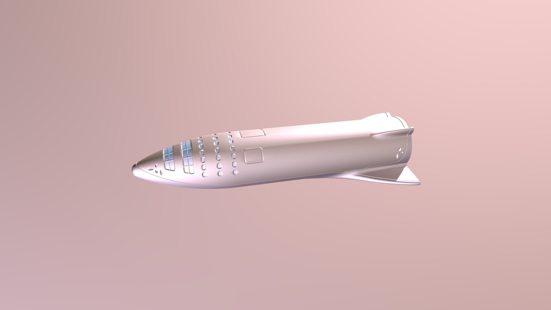 SpaceX BFR - Download Free 3D model by AllThingsSpace (@sunnychen753 ...
