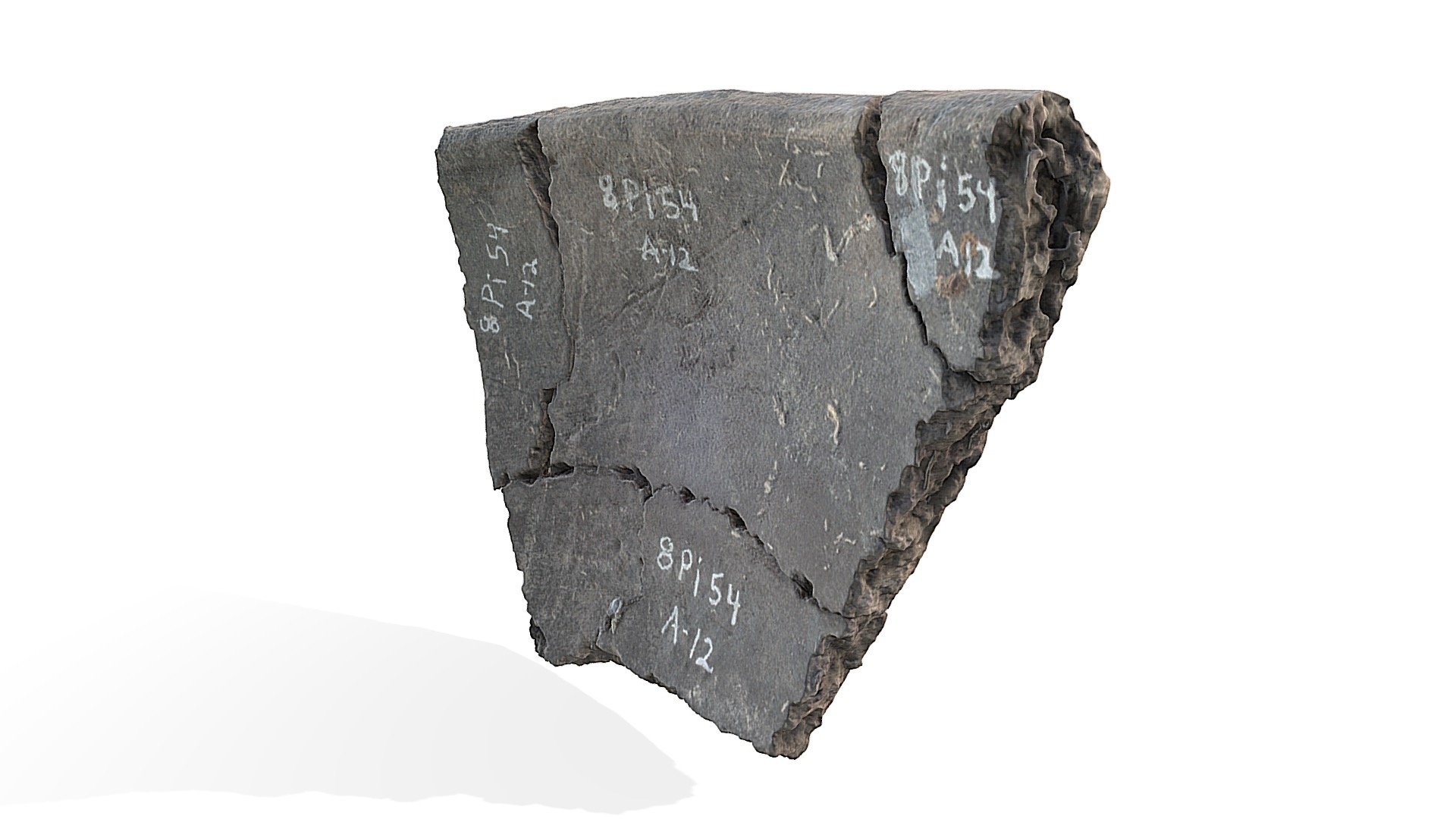 Pinellas Plain Ceramic Rim Sherd - 3D model by University of South ...